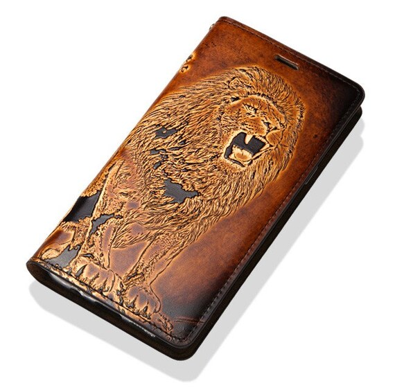 Etched Leather Case Note 4