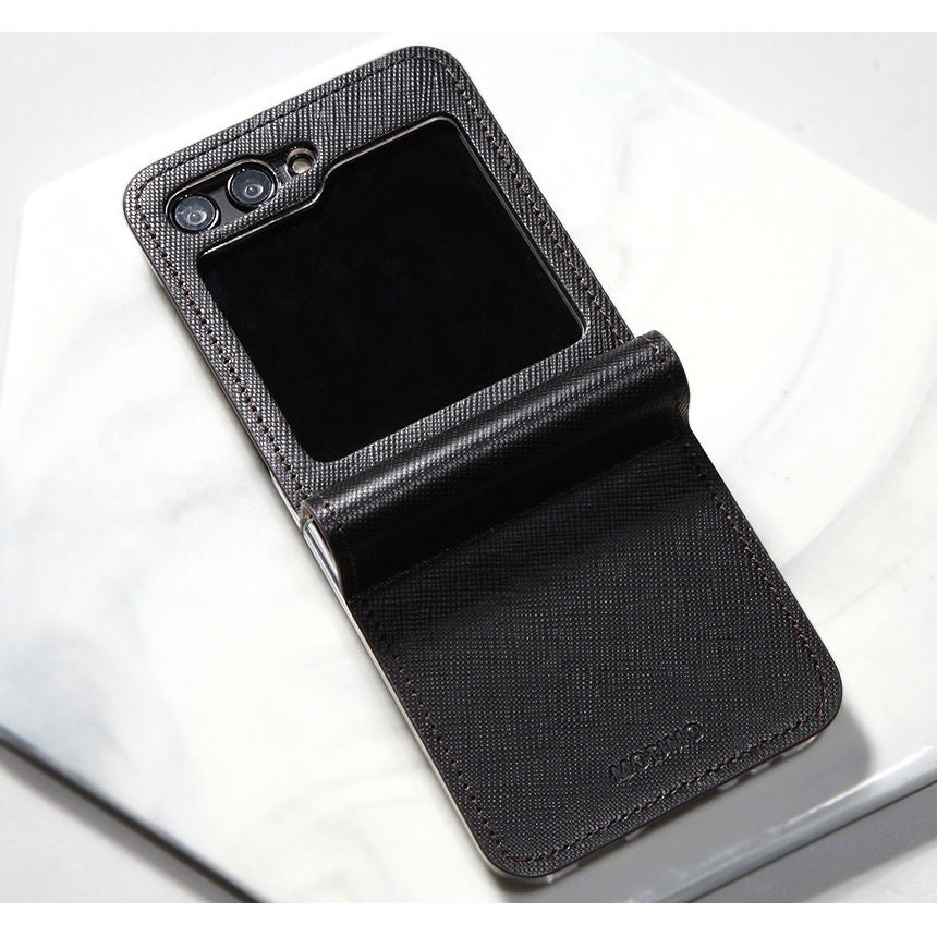 Motimo Saffiano Z Flip 3, Z Flip 4, Z Flip 5, Z Flip 6 Leather Case ...