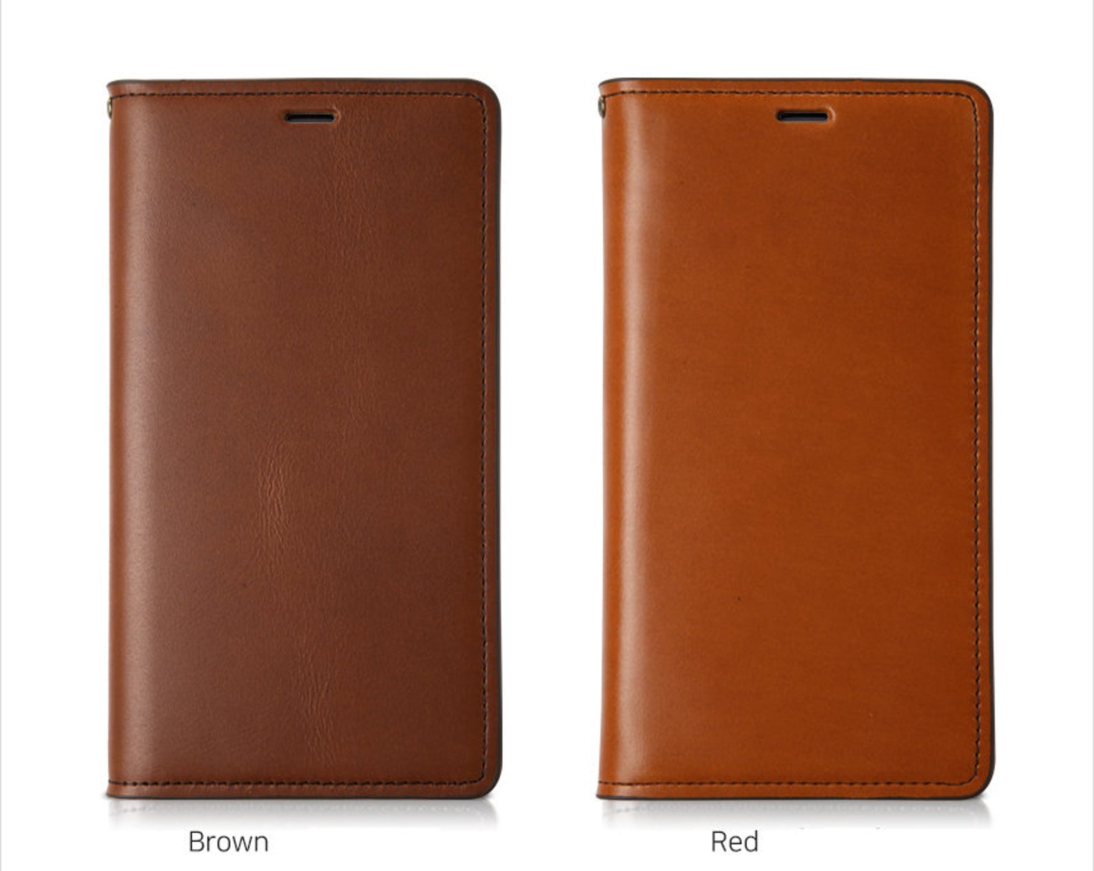 Motimo Vegetable Tanned Leather Wallet Case for Iphone | Etsy