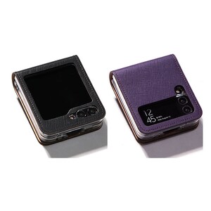 Motimo Saffiano Z Flip 3, Z Flip 4, Z Flip 5, Z Flip 6 Leather Case ...