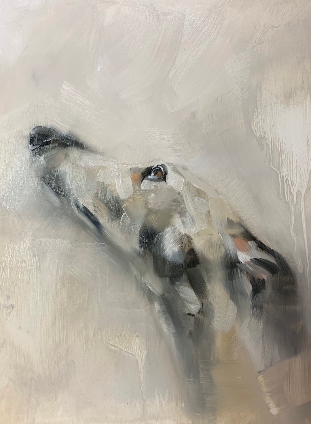 Whippet Print, Whippet Art, Whippet Painting, Dog Art, Dog Print, Wall ...
