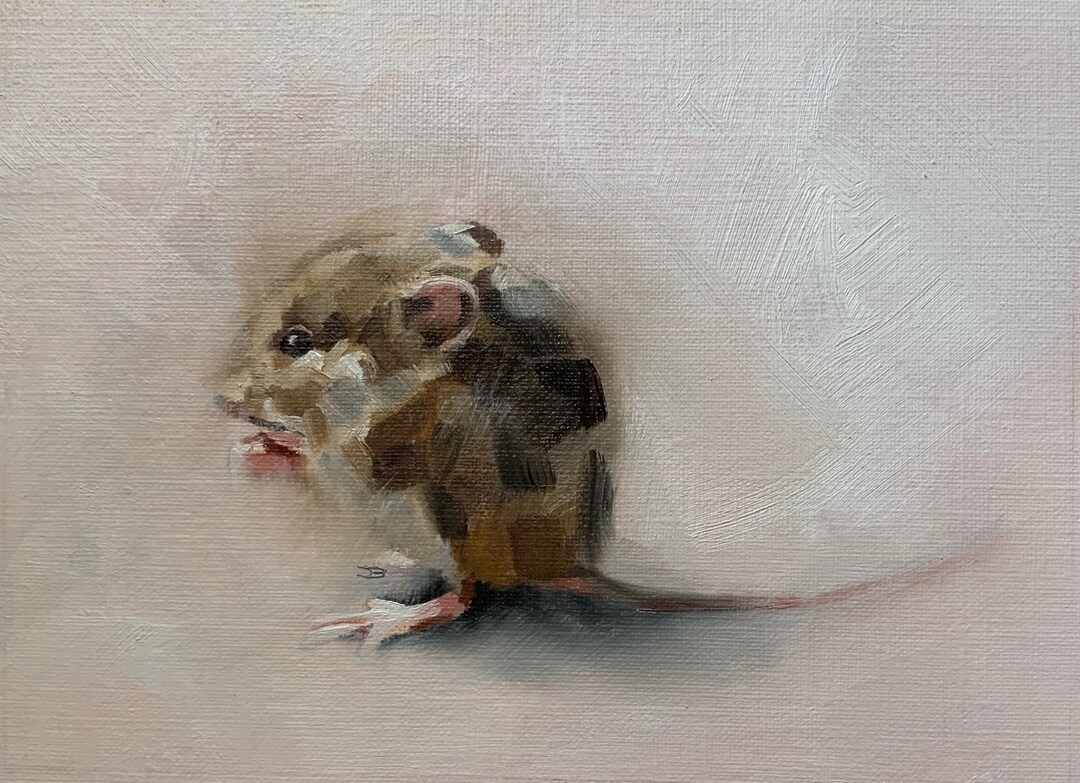 Mouse Art, Mouse Painting, Mouse Print, Art Print, Fine Art Print ...
