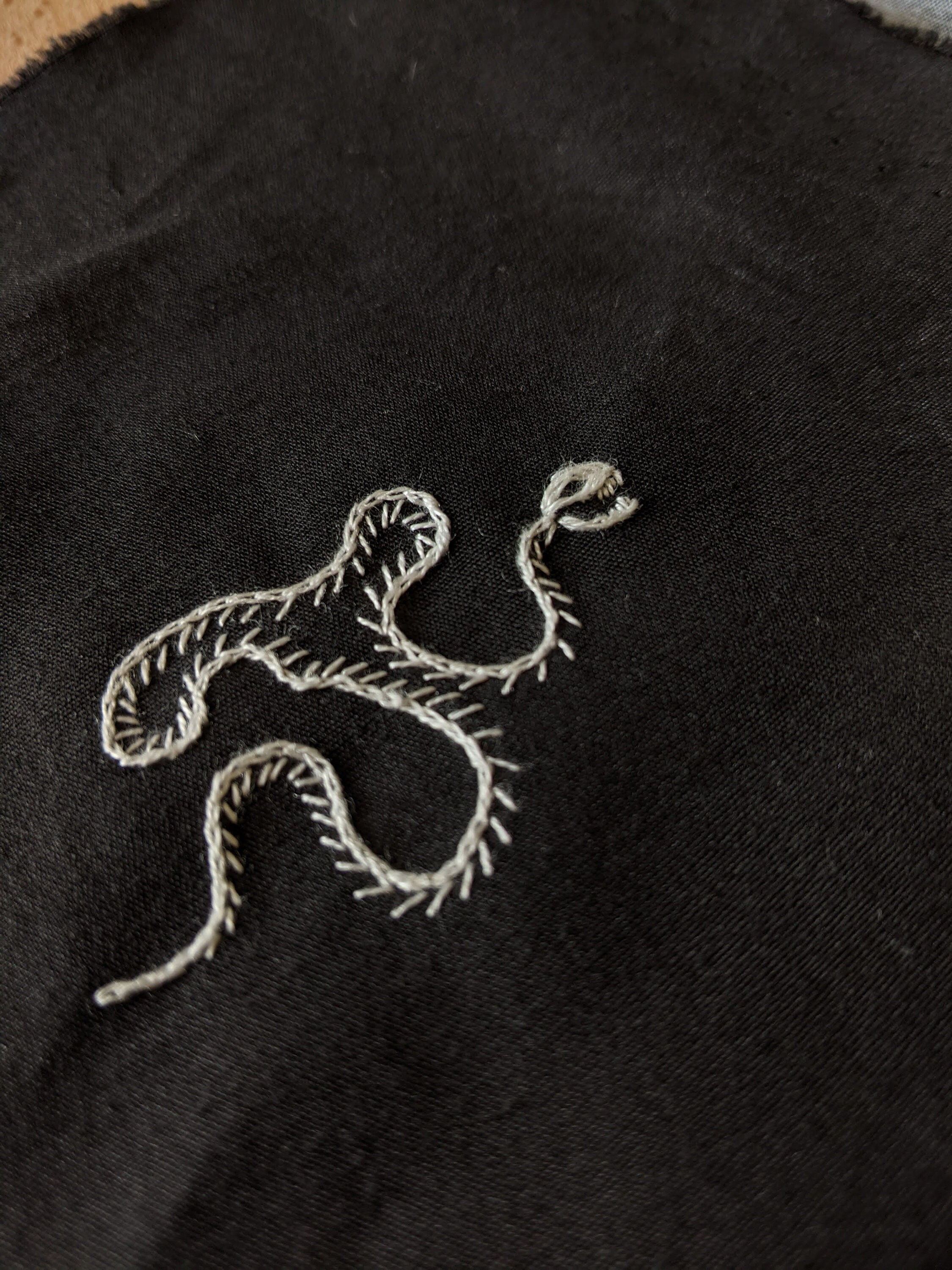Snake Embroidery No.5 Writhe - Etsy