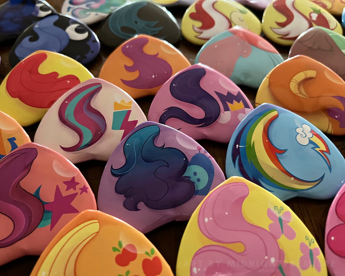 New Generation Cutie Mark Buttons MLP Friendship is Magic - Etsy
