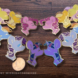 Princess Cadance Kissing Enamel Pin | 2" MLP Now Kiss: an Enamored Equestrian Enamel Pin Project ...