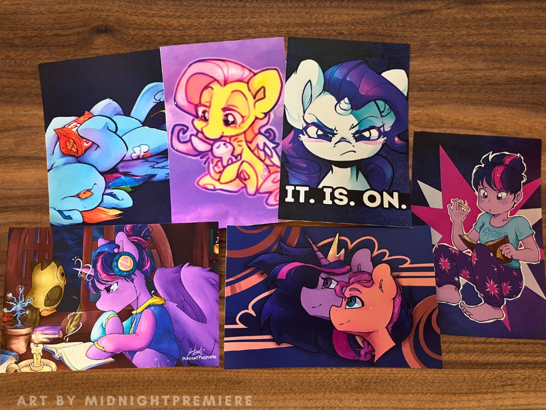 Postcard Bundle | Mlp:fim Pony Postcard Prints - Etsy