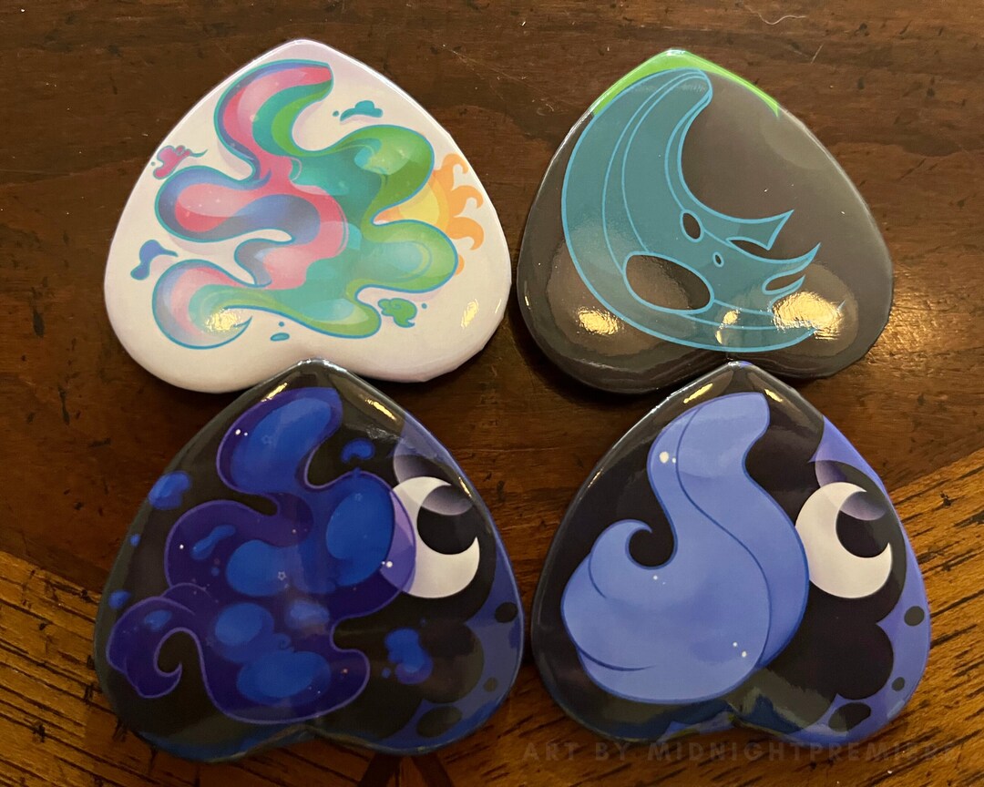 Royalty Cutie Mark Buttons MLP Princess Luna Celestia Woona Queen ...