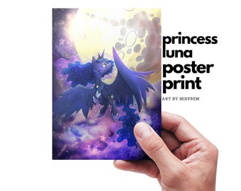 Princess Luna Poster - Etsy