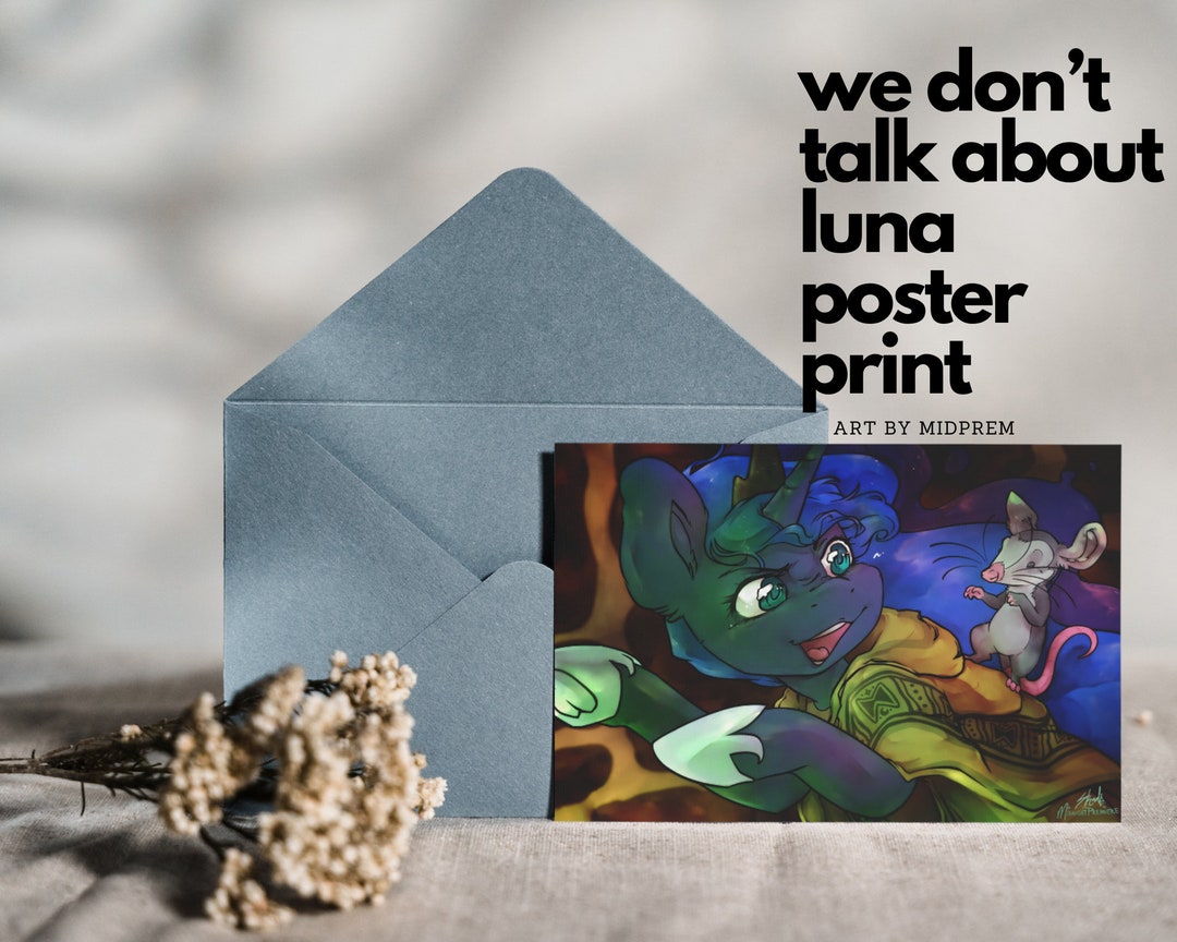 Luna Encanto 4x6 Postcard Print, We Don't Talk About Luna My Little ...
