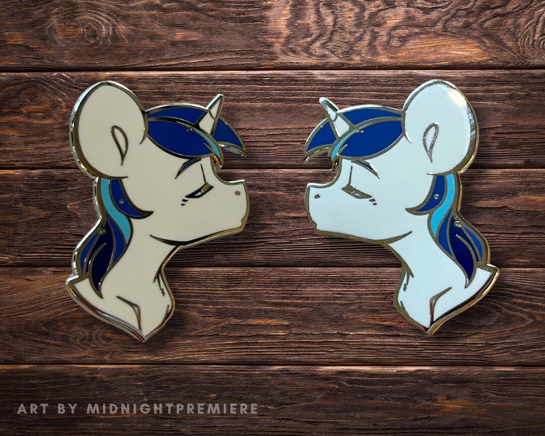 Shining Armor Kissing Enamel Pin | 2" MLP Now Kiss: an Enamored Equestrian Enamel Pin Project ...