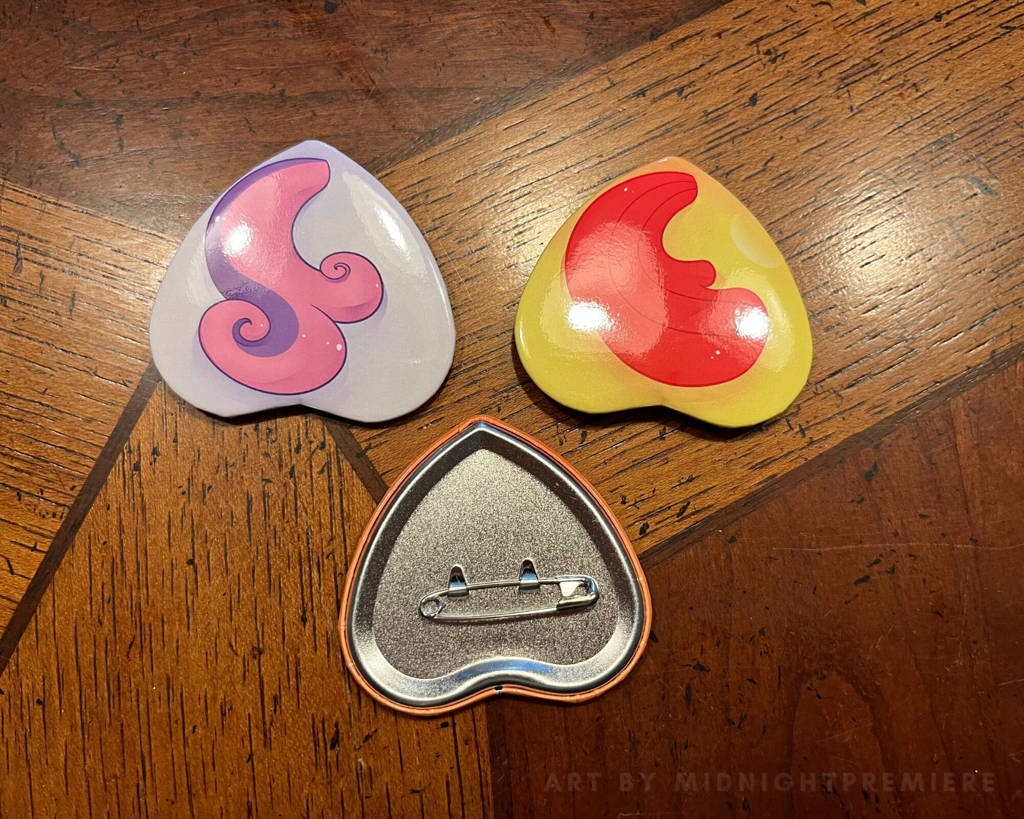 Cutie Mark Crusaders Cutie Mark Buttons MLP CMC Applebloom - Etsy