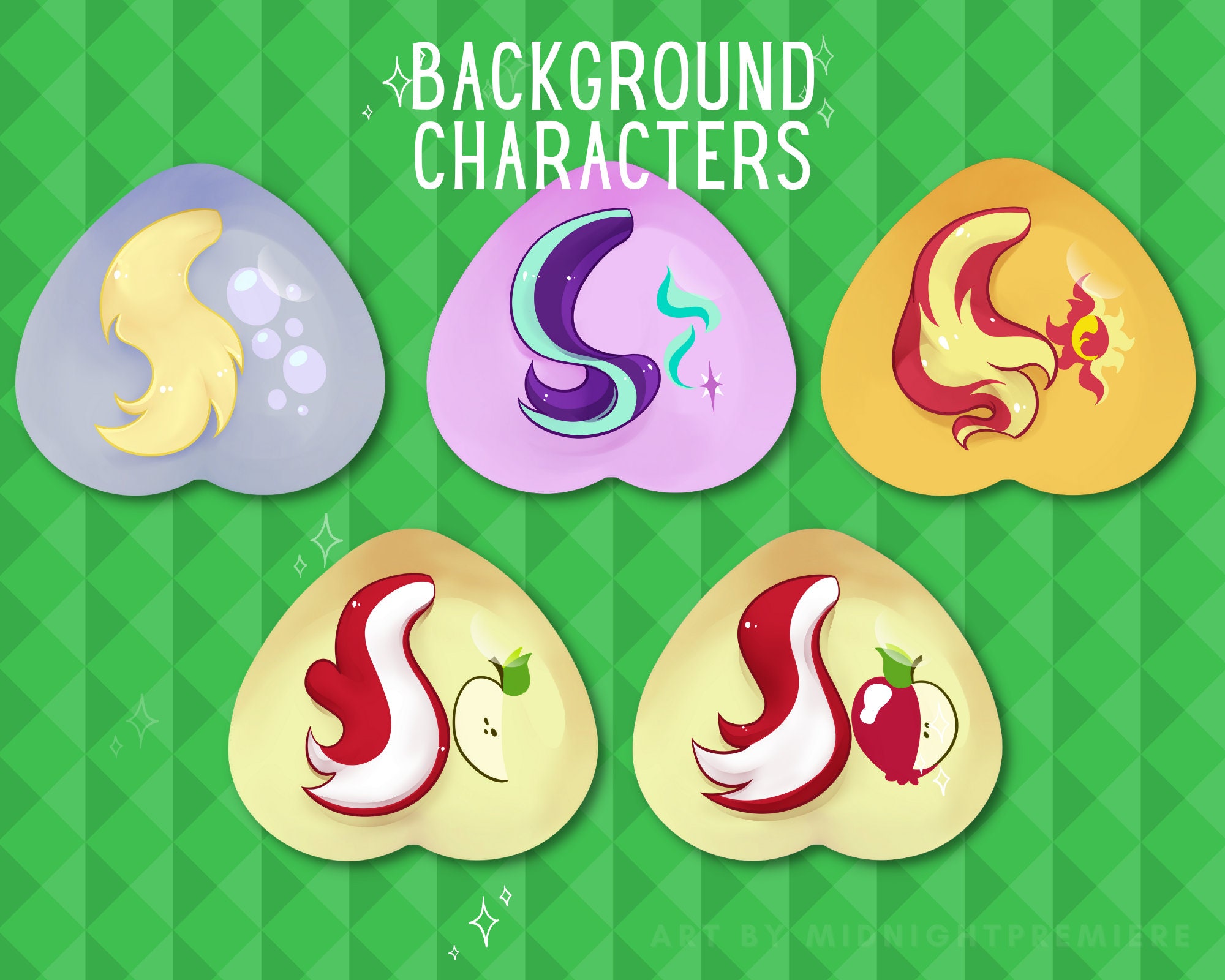 My Little Pony Characters Cutie Marks