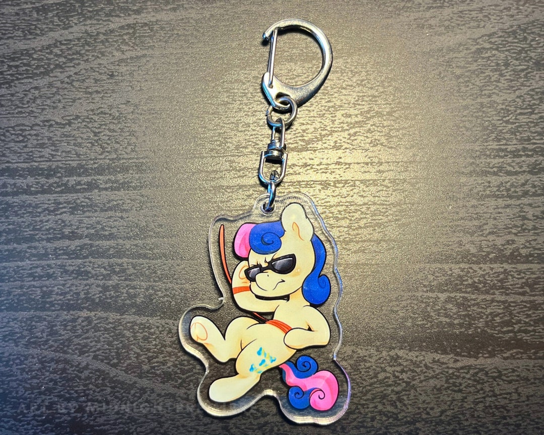 Secret Agent Sweetie Drops "bon Bon" Keychain | My Little Pony MLP Fim ...