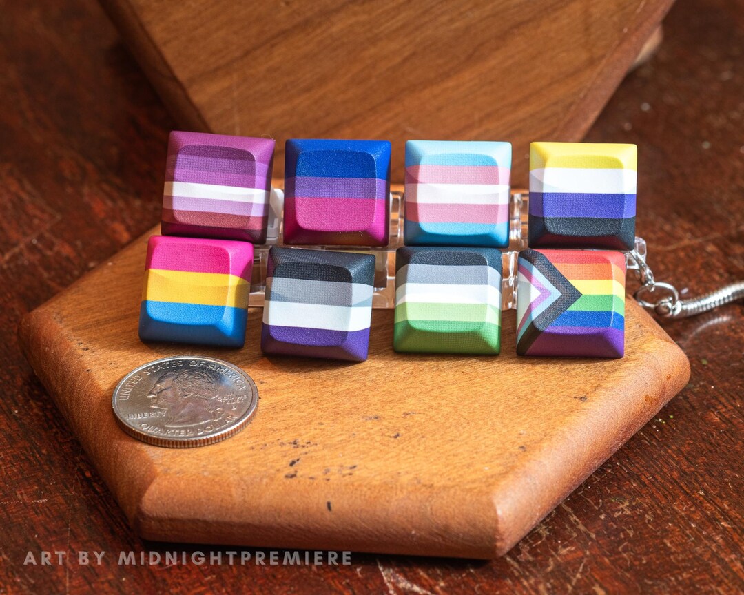 Pride Keycaps | Removable Keycaps for Electronic Keyboard - Etsy