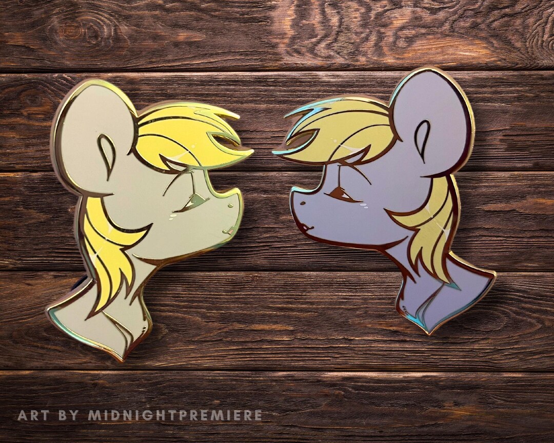 Derpy Kissing Enamel Pin 2 MLP Now Kiss: an Enamored Equestrian Enamel Pin Project Fim My Little ...