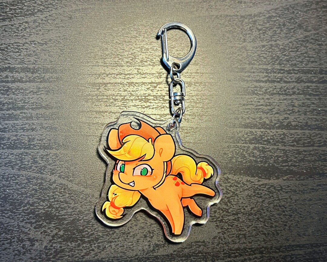 Applejack Keychain | My Little Pony MLP Fim Friendship is Magic Cute ...