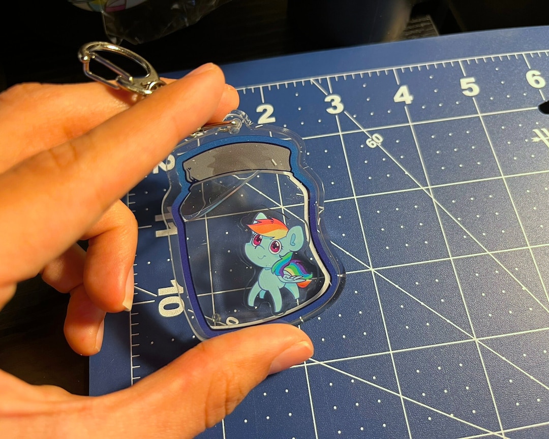 Rainbow Dash Jar Shaker Charm | My Little Pony MLP Fim Friendship is ...