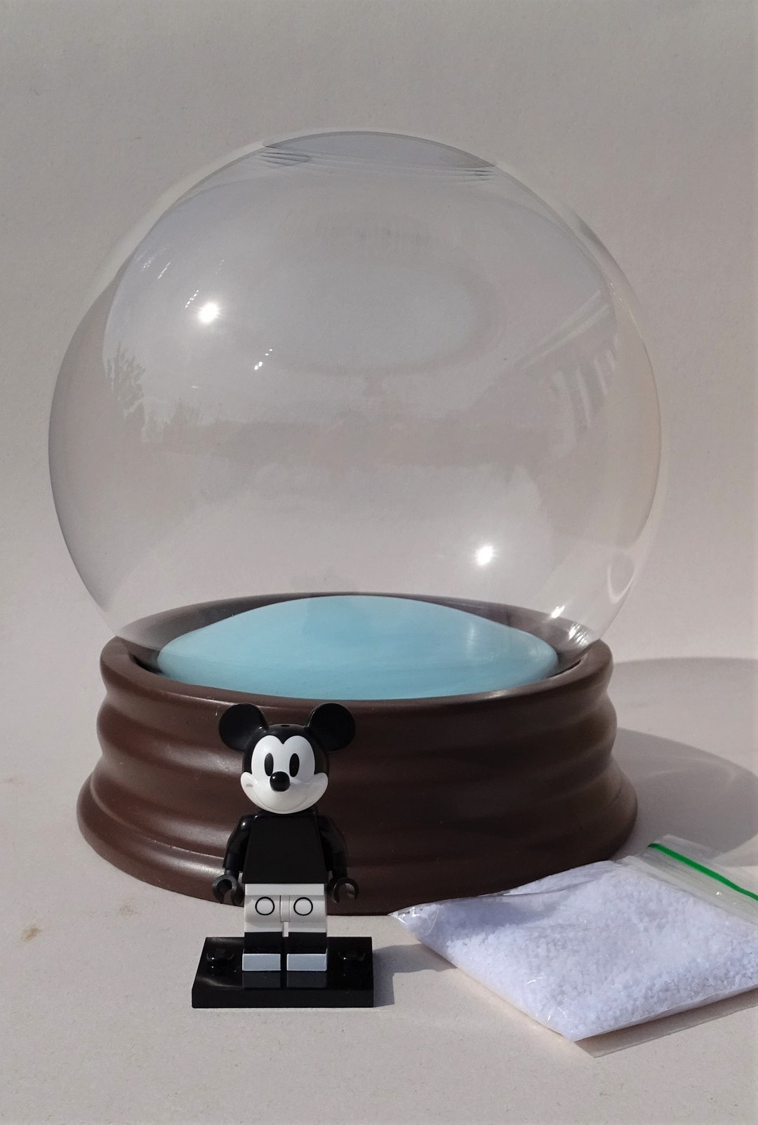 150mm Large DIY Snow Globe Kit / Water Globe Kit (glass Dome, Resin ...