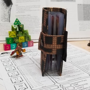 Dark Dungeon Map Spellbook Dnd Spellbook Card Holder Dnd Accessories ...