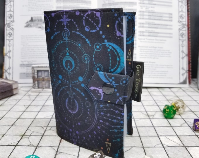 Celestial Print Tarot Sized Card Holder, Dnd Spell Book, 3x5 Index Card ...