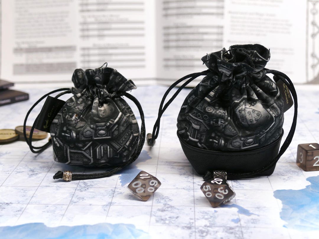 Sci-fi Mini Dice Bag: Dnd, RPG Game Accessory, Coin Pouch - Etsy