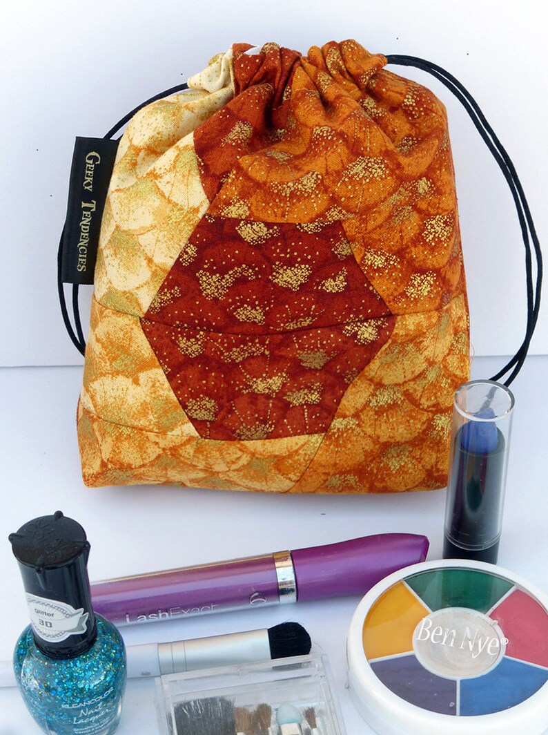 Drawstring Bag Pattern - Dnd Accessories - Dice Bag With Pockets ...