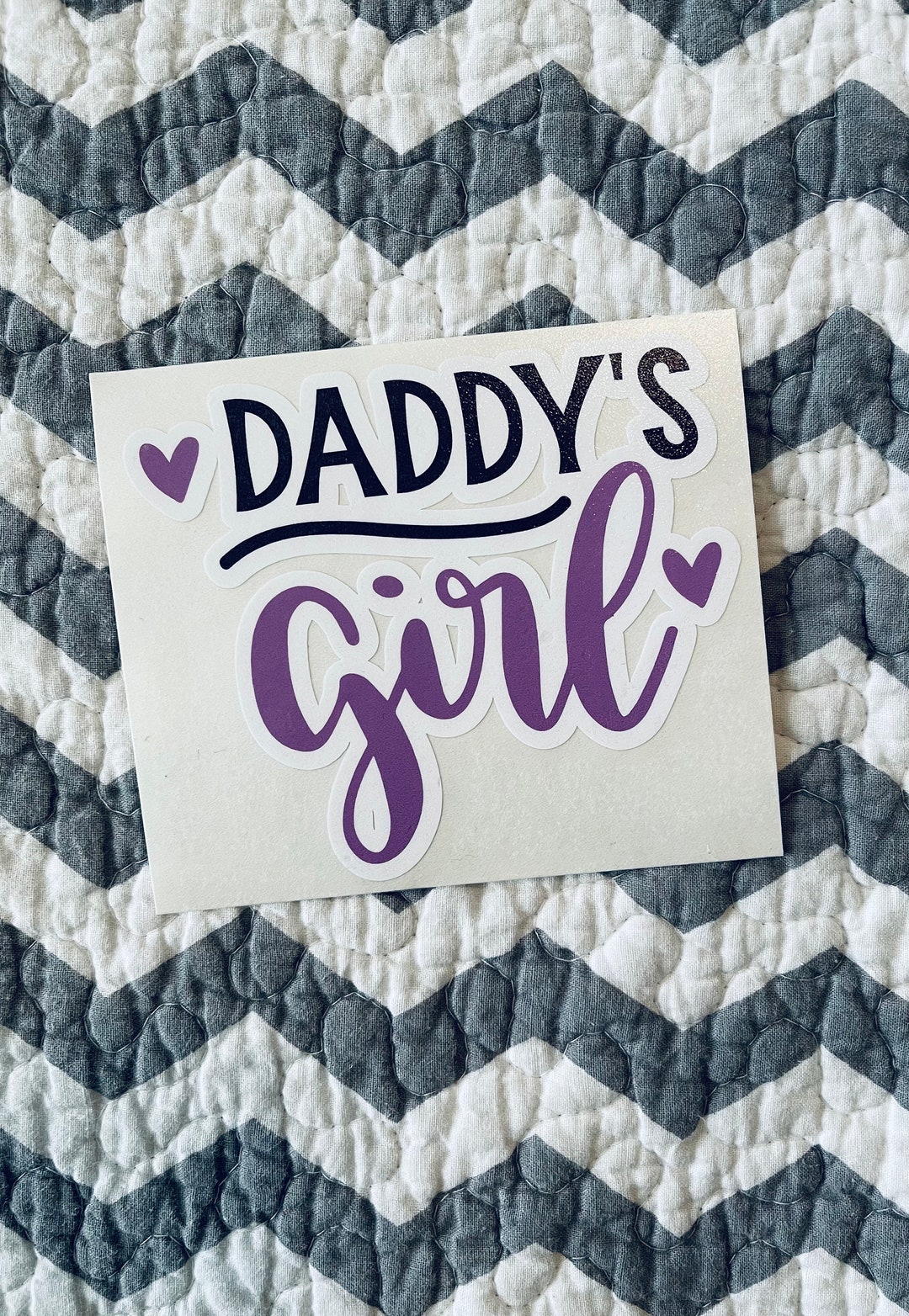 Daddys Girl Decal Daddys Girl Sticker Etsy