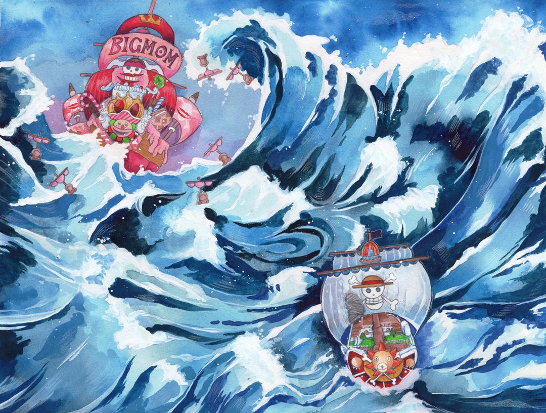 The Chase | One Piece | 8.5x11 Matte Photo Print - Etsy