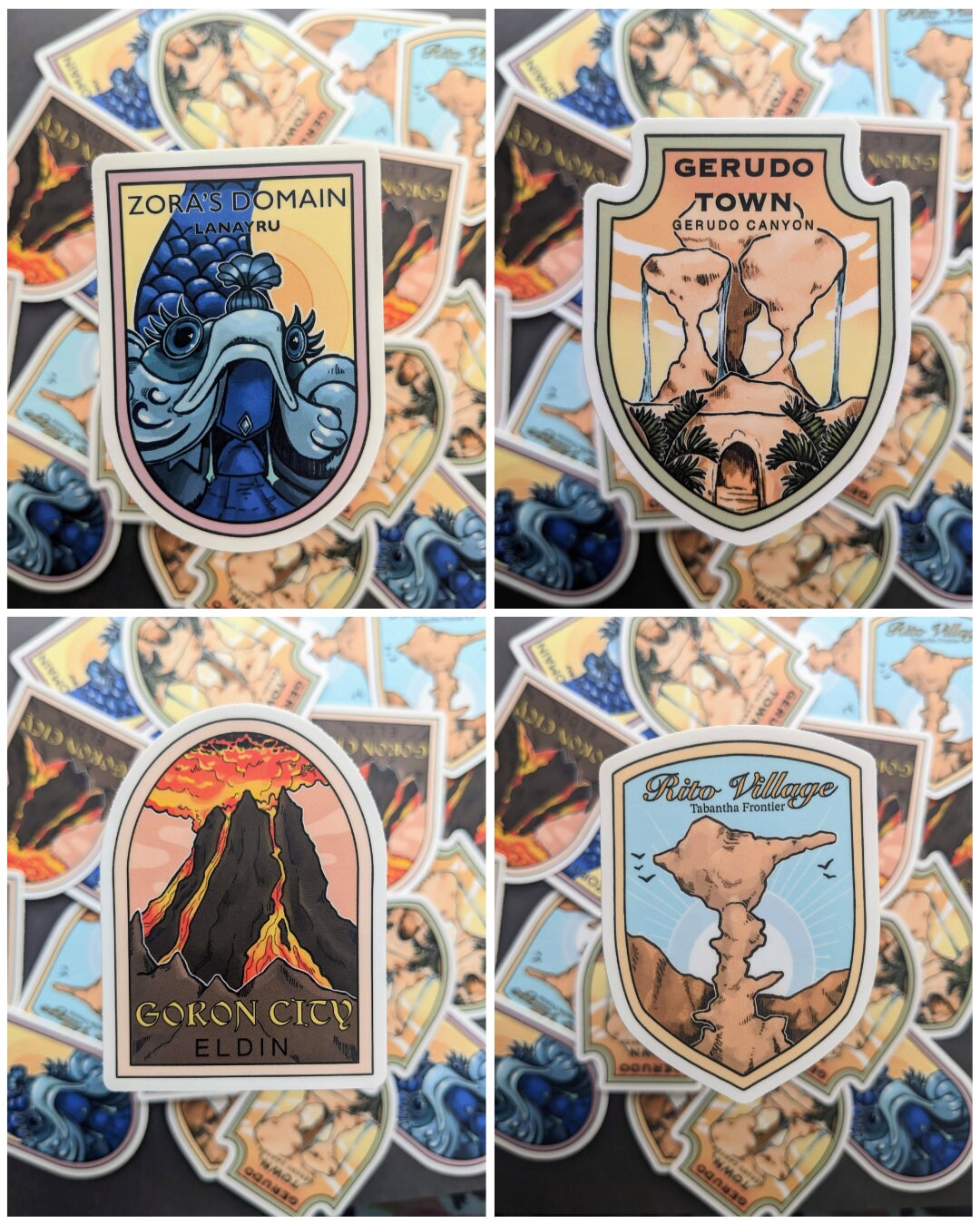Legend of Zelda BOTW TOTK National Park Stickers - Etsy