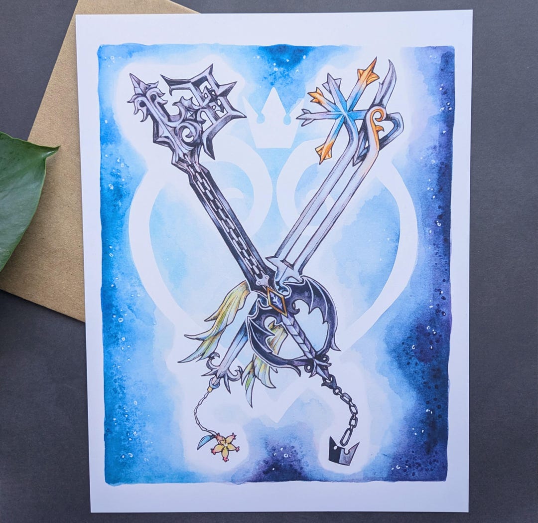 Oathkeeper and Oblivion | Kingdom Hearts | 8.5x11 Matte Photo Print - Etsy