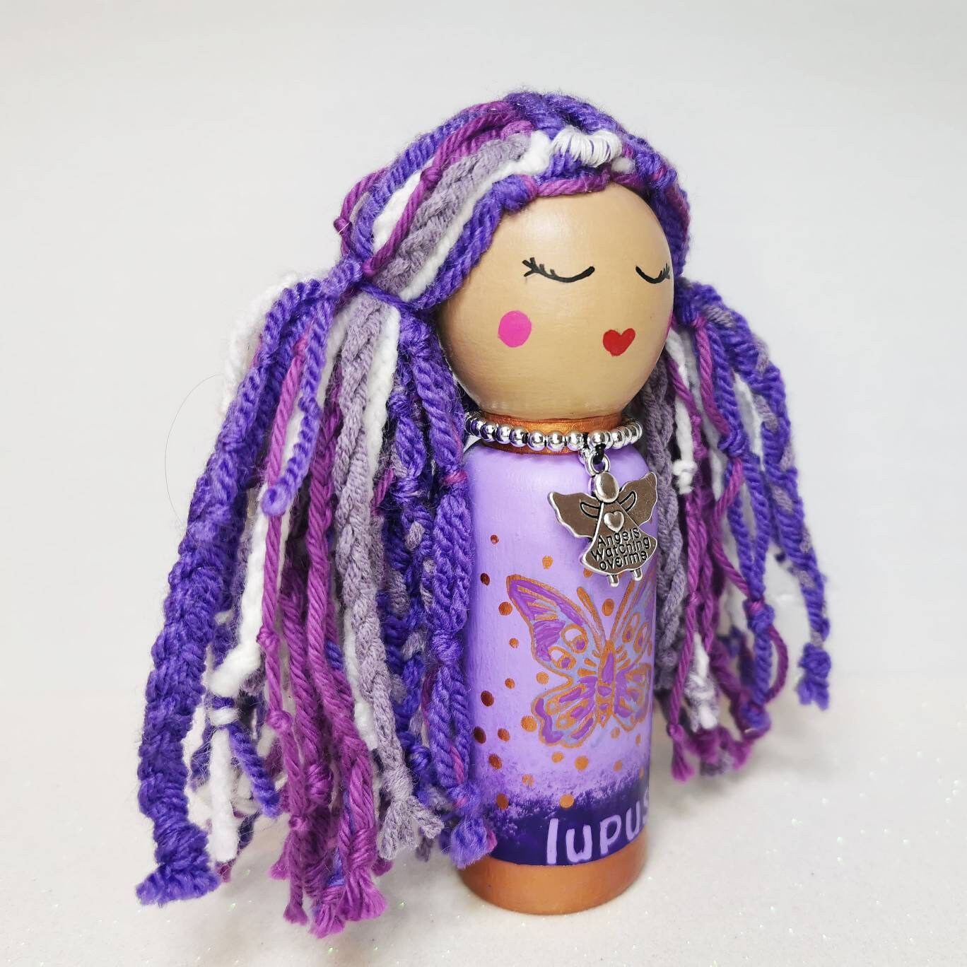 Jumbo Sized Lupus Peg Doll Ornament Angel Watching Over Me - Etsy