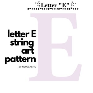 String Art Pattern Printable Pattern Template Tutorial for - Etsy