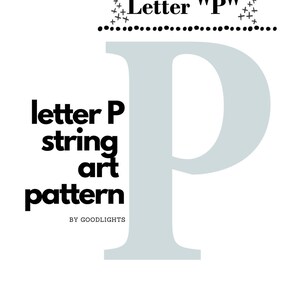 String Art Pattern Printable Pattern Template Tutorial for - Etsy