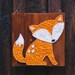 Baby Fox Wood Sign Little Fox Nursery Decor Great Fox Baby - Etsy