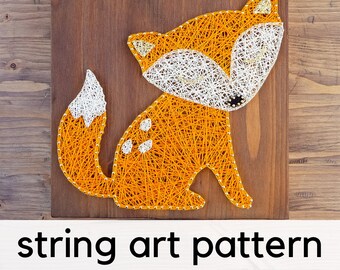 Fox String Art | Etsy