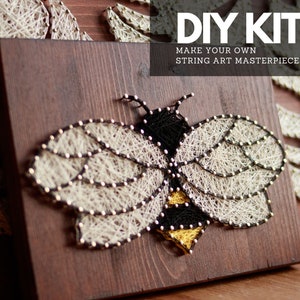 Bee String Art Kit, Crafts for Adults, Craft Kit, Bee Decor, Bee ...