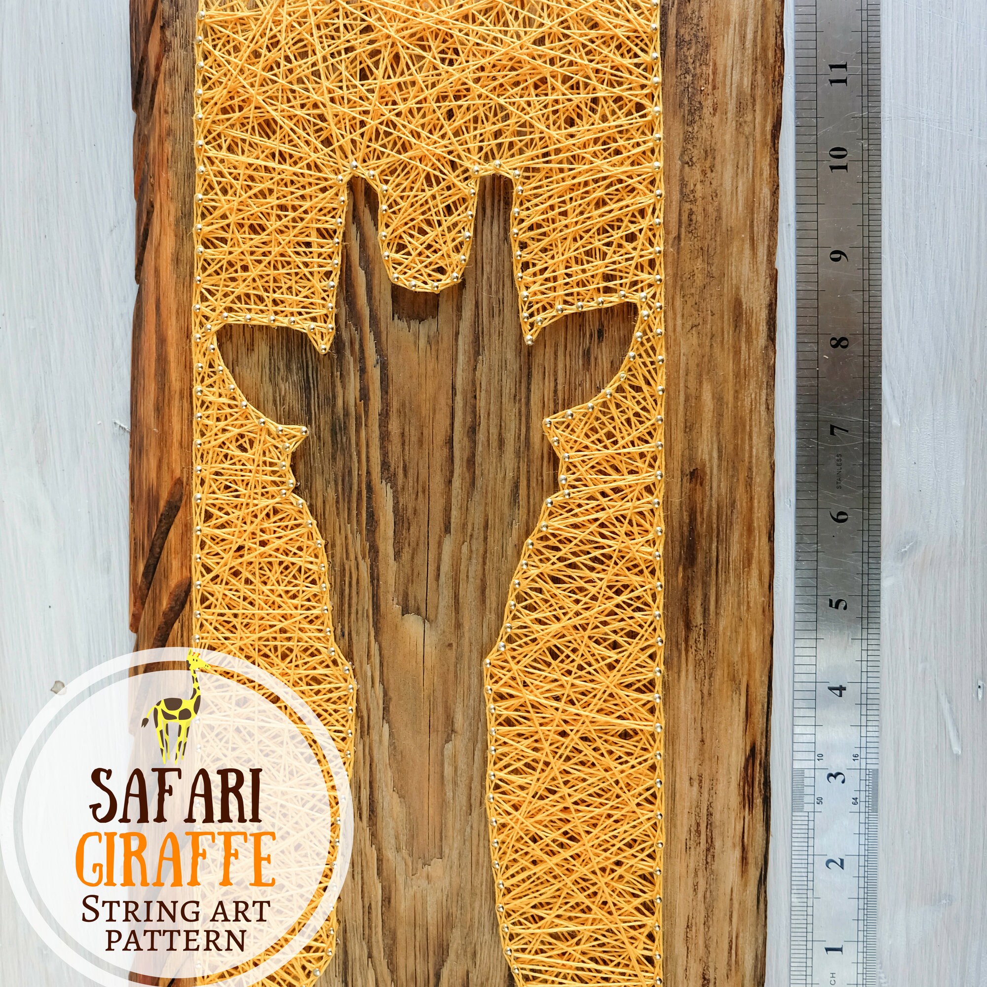 Giraffe Silhouette String Art Pattern Printable Giraffe DIY - Etsy