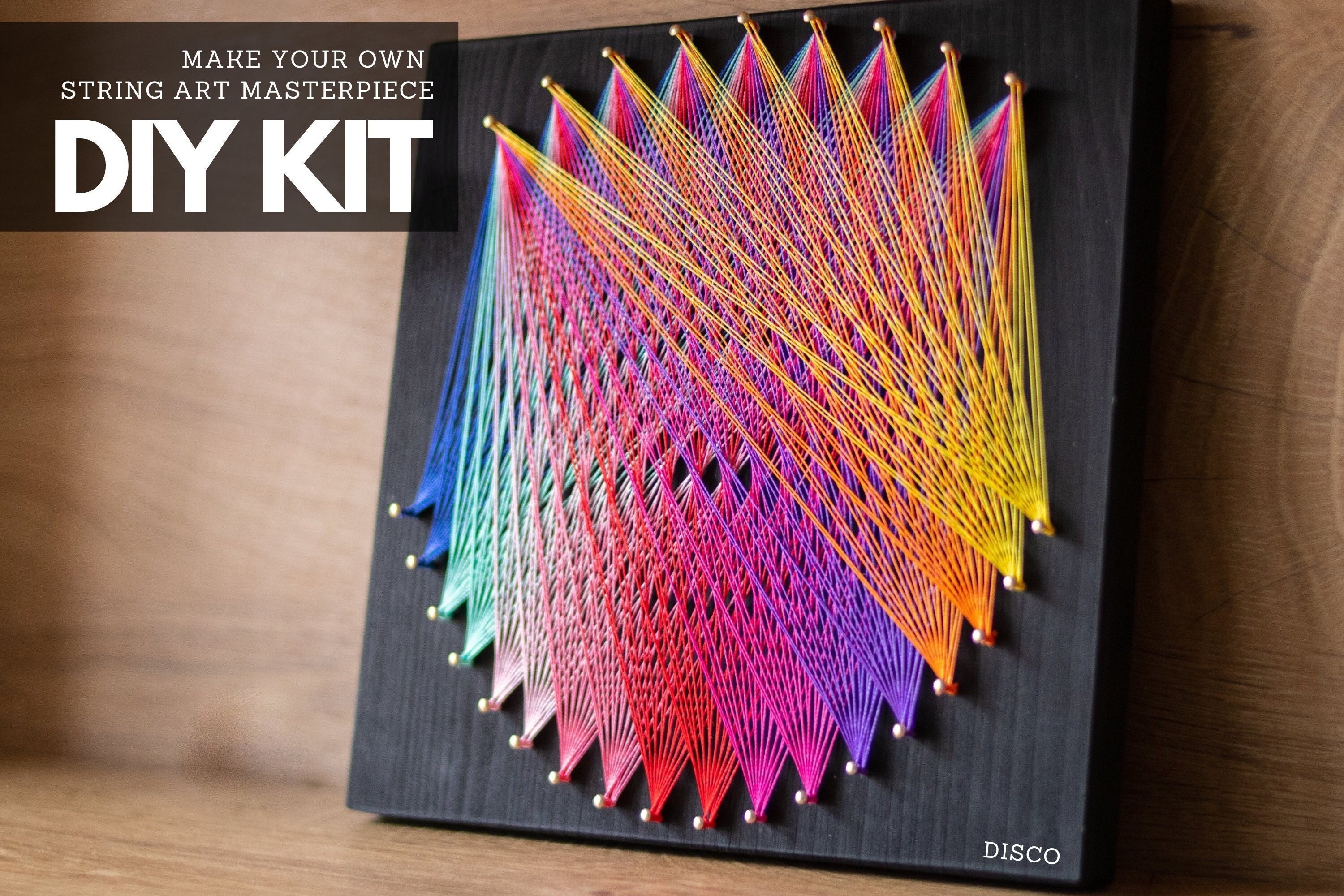 String Art Kit for Adults and Kids String Art Mandala Wall | Etsy