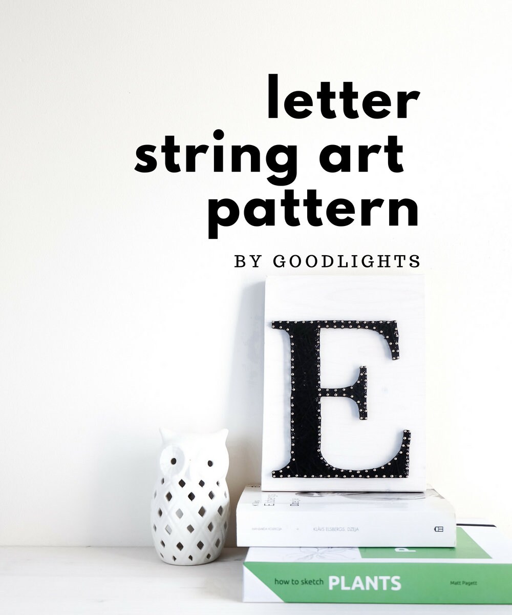 String Art Pattern Printable Pattern Template Tutorial for - Etsy