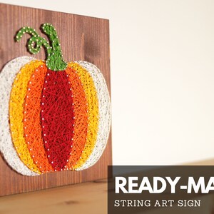 Pumpkin String Art Fall String Art Pumpkin Decor Pumpkin - Etsy