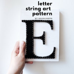 String Art Pattern Printable Pattern Template Tutorial for - Etsy