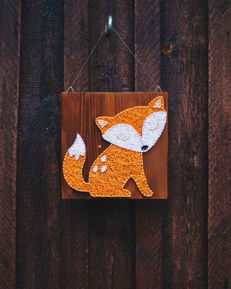 Baby Fox Wood Sign Little Fox Nursery Decor Great Fox Baby | Etsy
