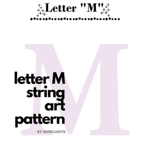 String Art Pattern Printable Pattern Template Tutorial for - Etsy