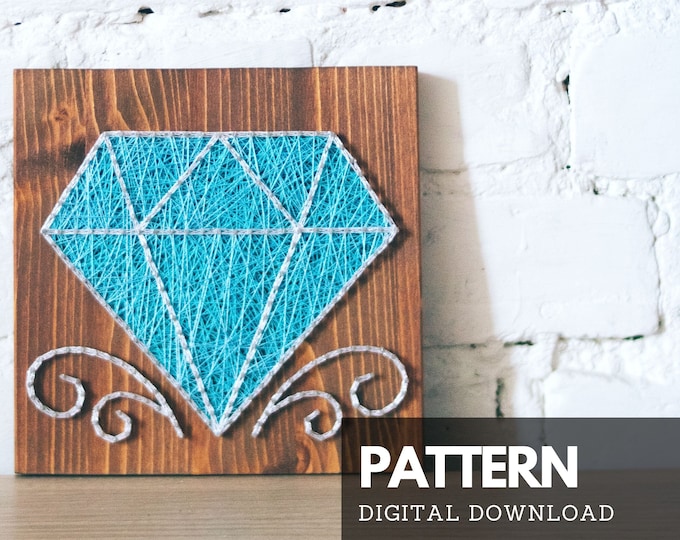 String Art Pattern horse String Art Tutorial String Art Template DIY String Art String and Nail ...