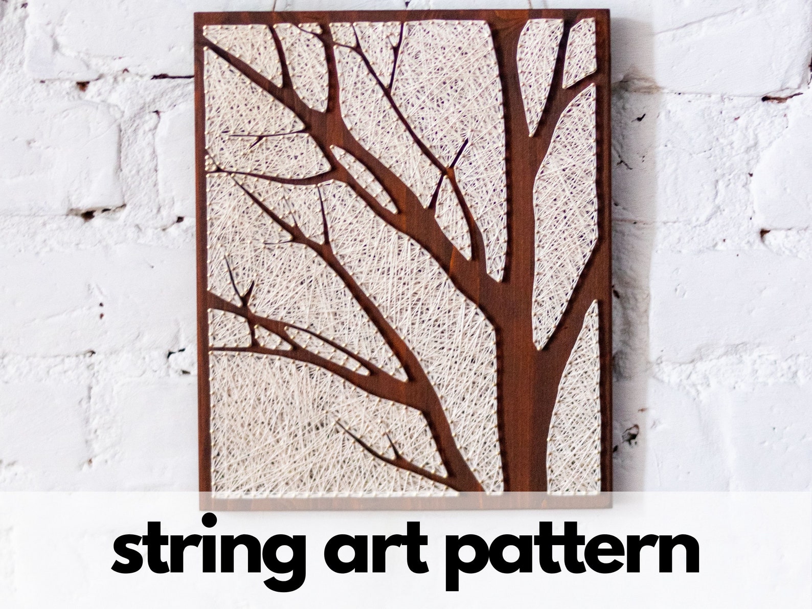 String Art Pattern Printable Tree String Art String Art - Etsy
