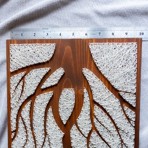 Tree Root String Art Silhouette Minimalist Wall Decoration, String Art ...