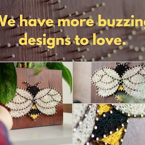 Honeycomb String Art Pattern Printable - Bee Honeycomb DIY String Art ...