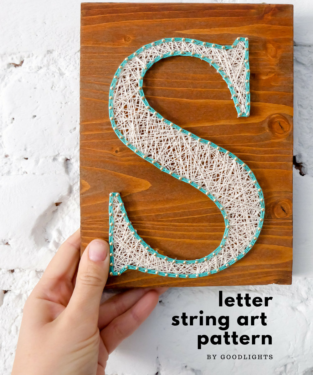String Art Pattern Printable Pattern Template Tutorial for - Etsy