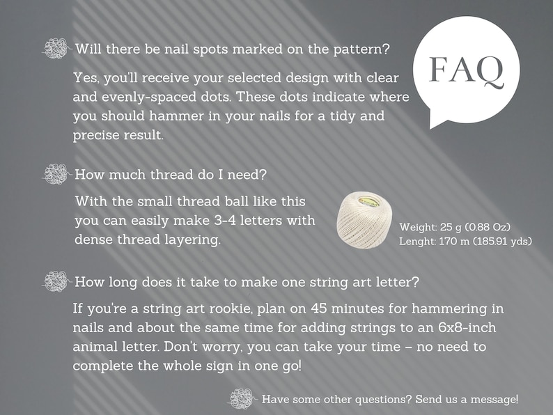 String Art Pattern - Letter J Template - Etsy Israel