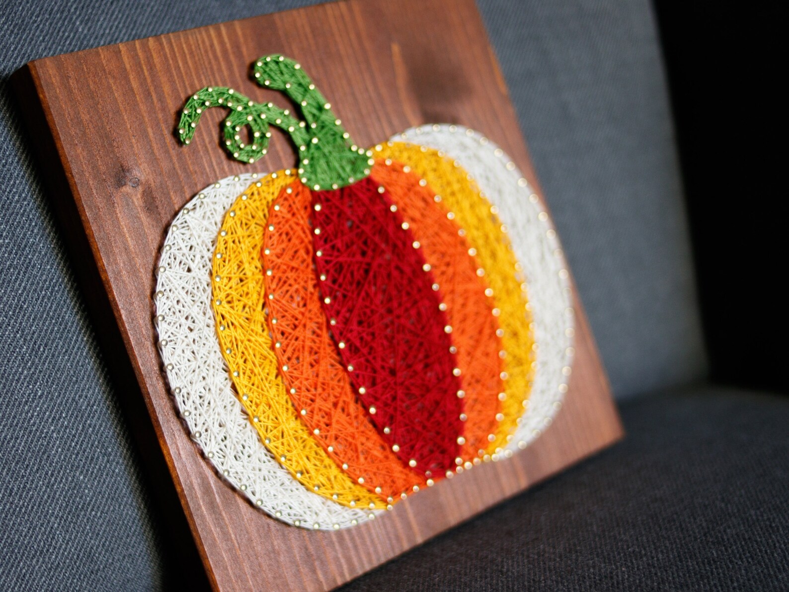 Pumpkin String Art Fall String Art Pumpkin Decor Pumpkin | Etsy